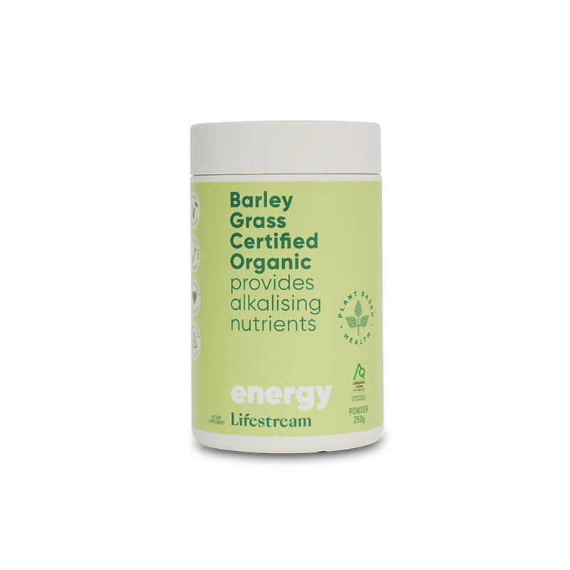 Lifestream Barley Grass Certified Organic 250g Powder — Vitality Hub
